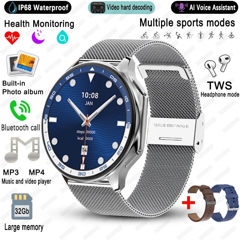 Умные часы OPPO Watch X, 32ГБ, Silver mesh belt