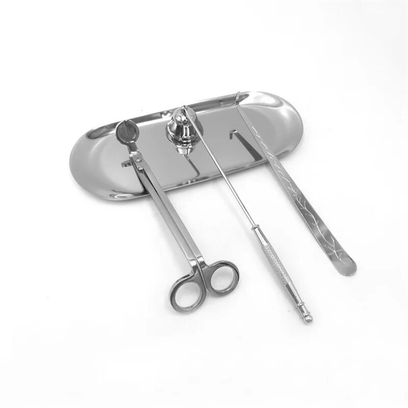 Ножницы для стрижки фитиля из нержавеющей стали Серебряный, Silver