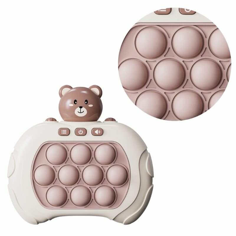 Игрушечный мишка-толкатель со скоростью декомпрессии второго поколения