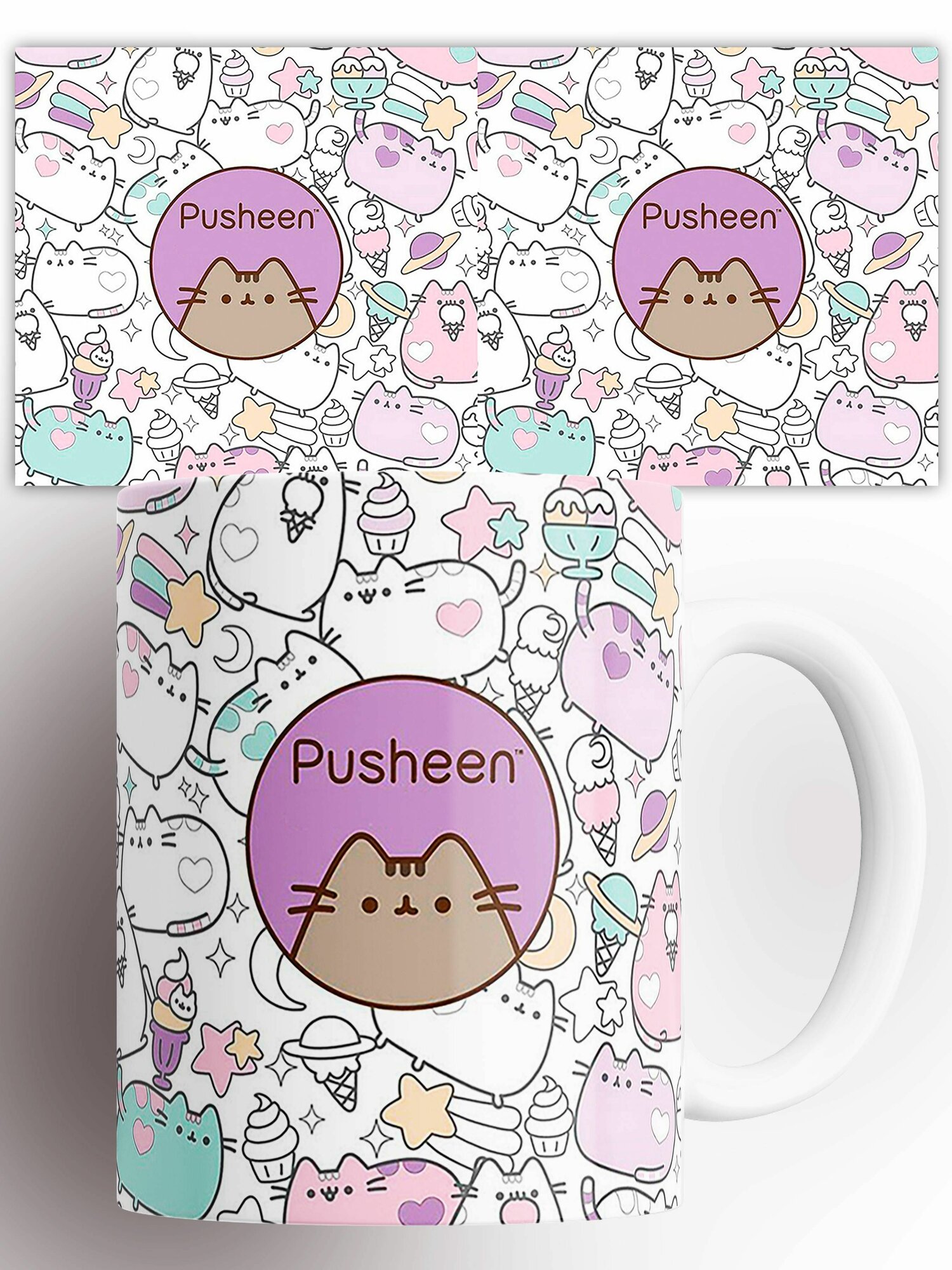Кружка Кот Пушин Pusheen Cat 330 мл