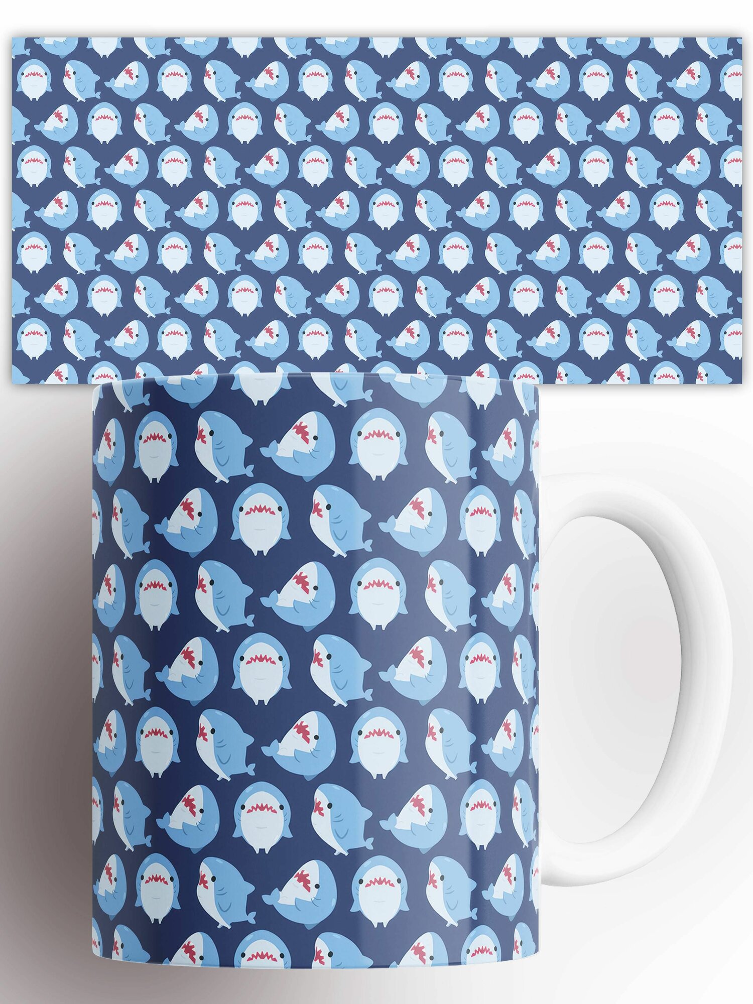 Кружка с приколом Акулки 330 мл