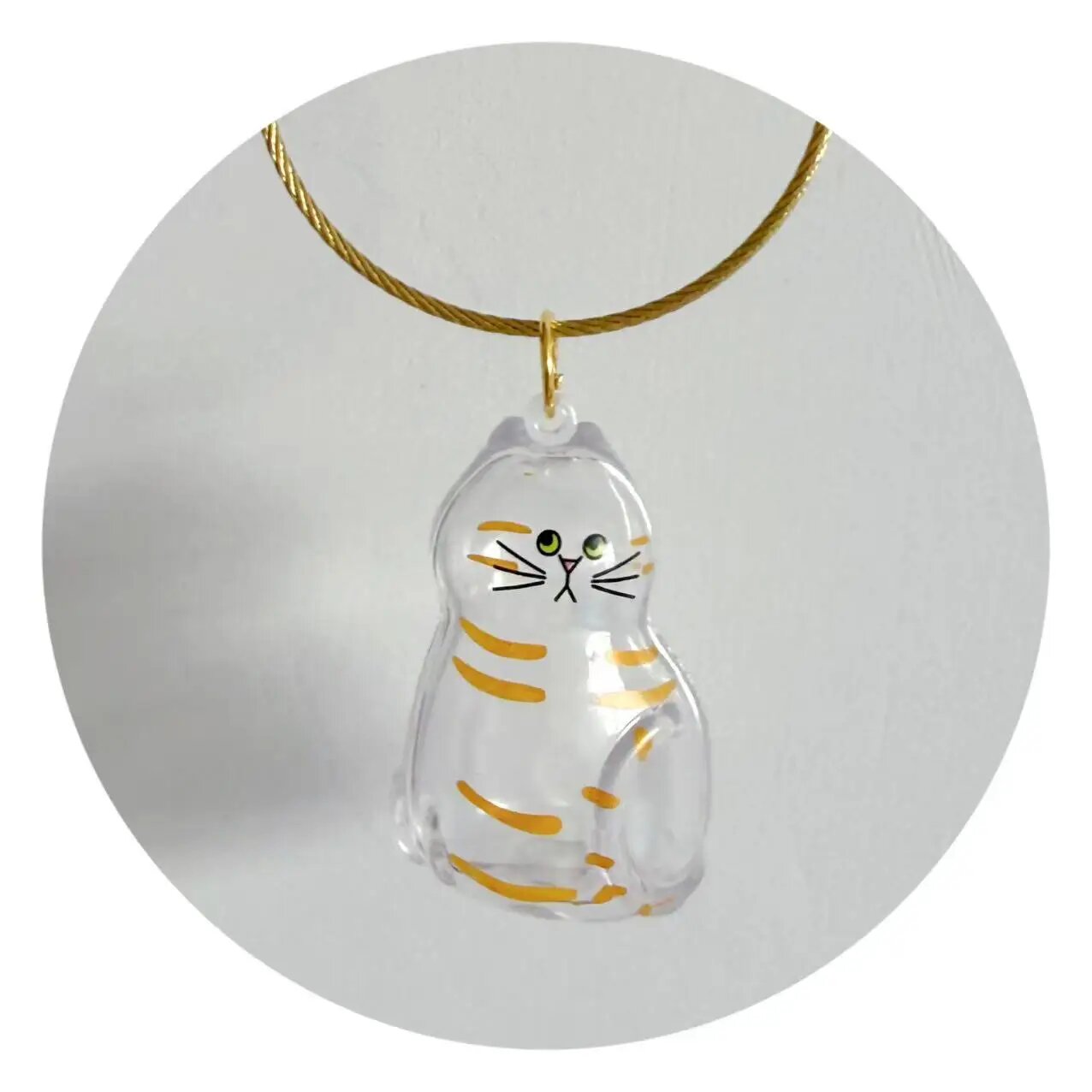 Брелок кошка прозрачный, цвет Cat4, 1 pc