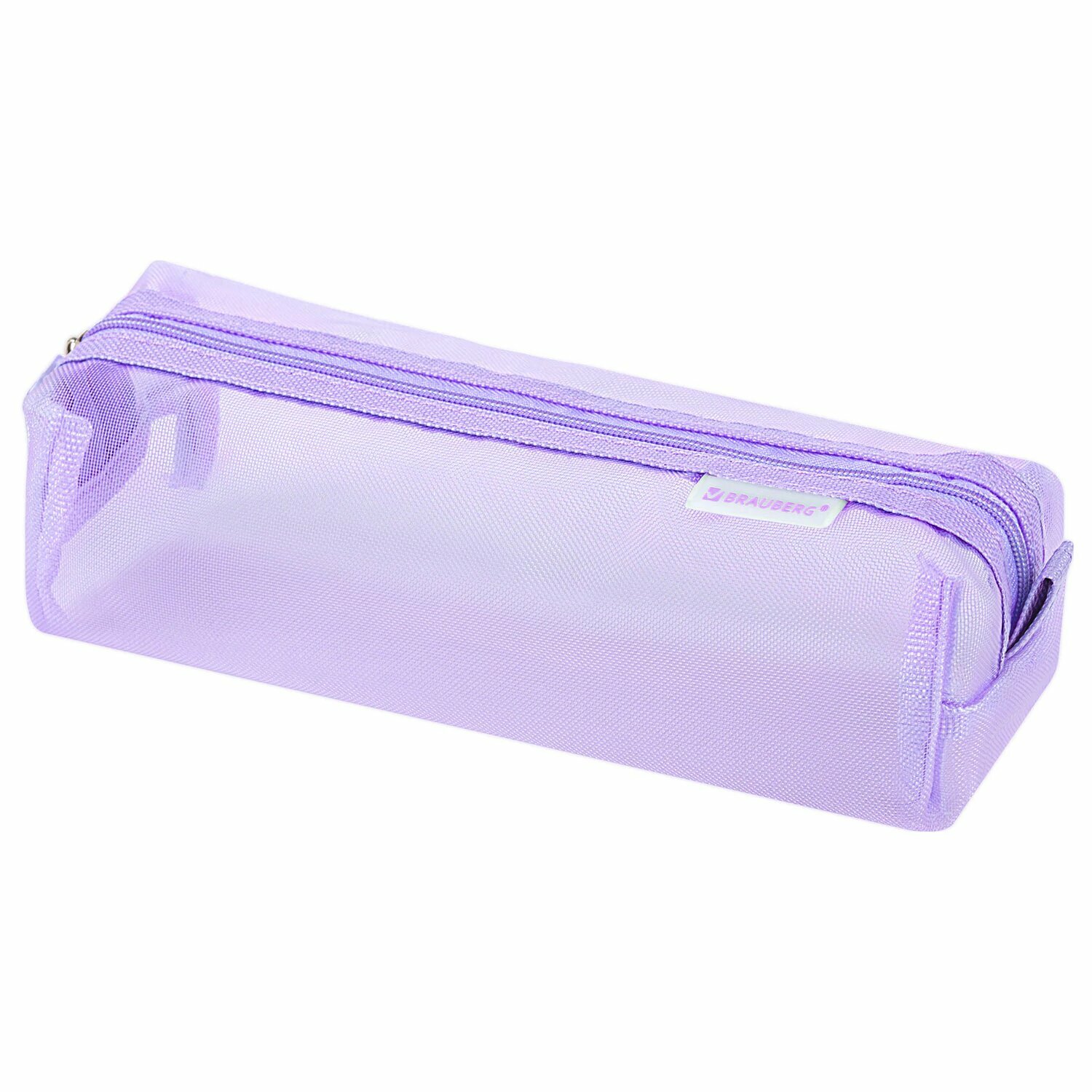Пенал-тубус BRAUBERG, сетка, 2255 см, фиолетовый, 272236, 3шт.