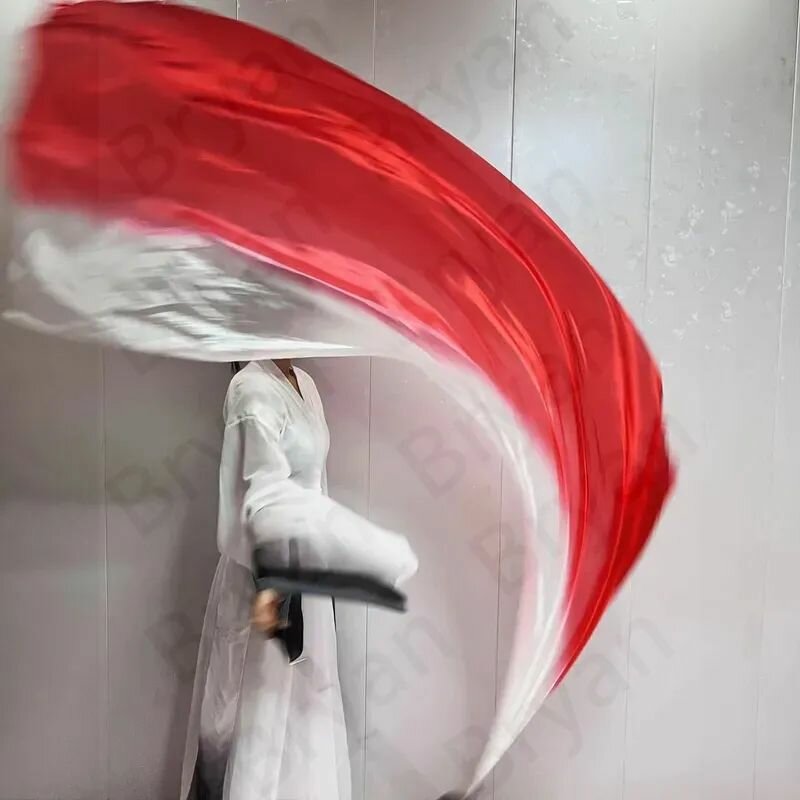 Шелковая вуаль пои для танца живота, 1 шт.