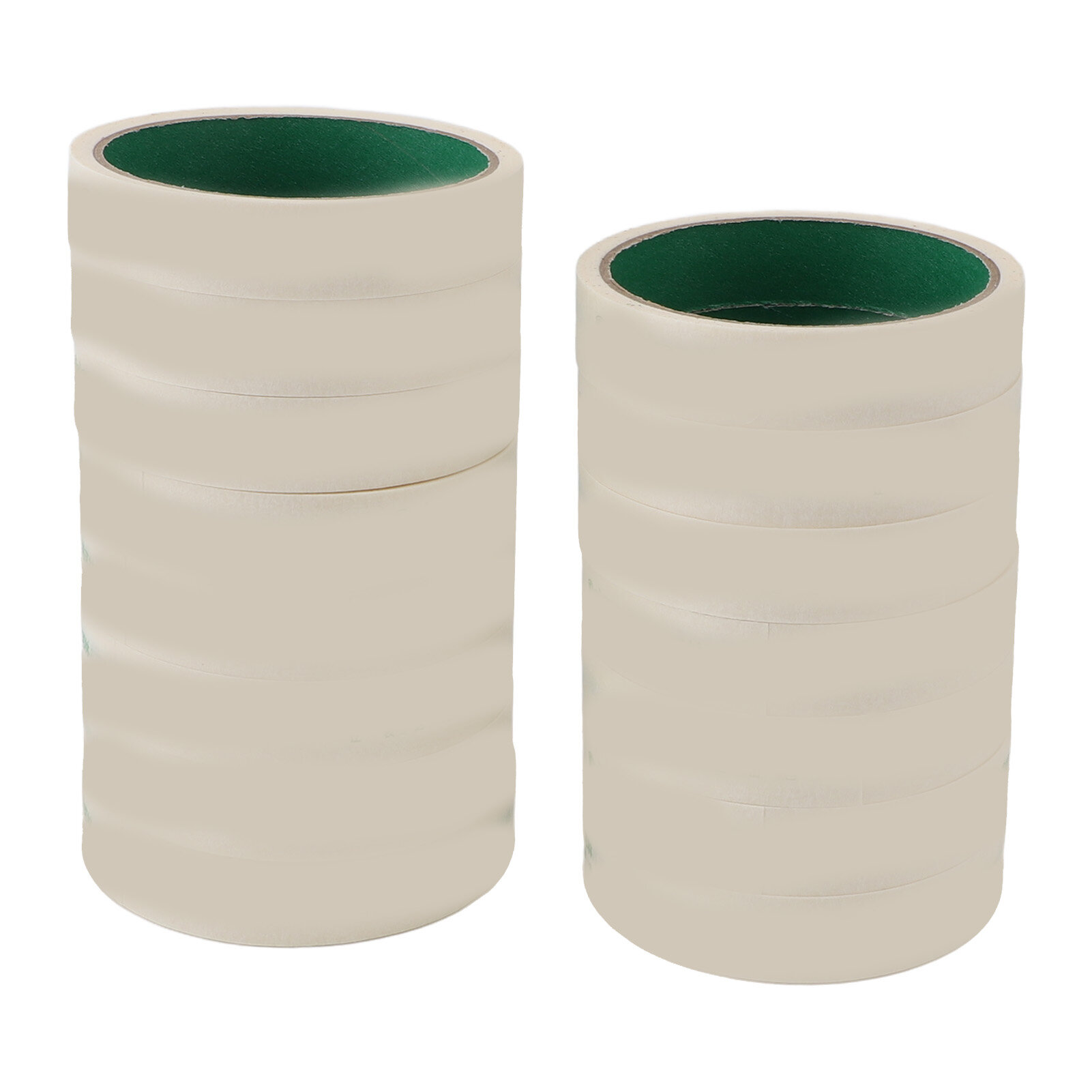 15 рулонов малярной ленты 2 см x 10 м, белая, не оставляет следов, художественная лента для рисования, упаковки и декорирования