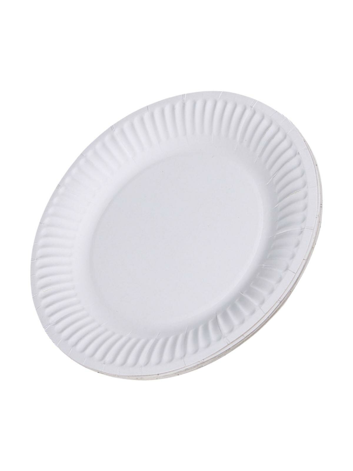 10 шт. Прочных бумажных тарелок для подачи еды Биоразлагаемая посуда Аксессуары