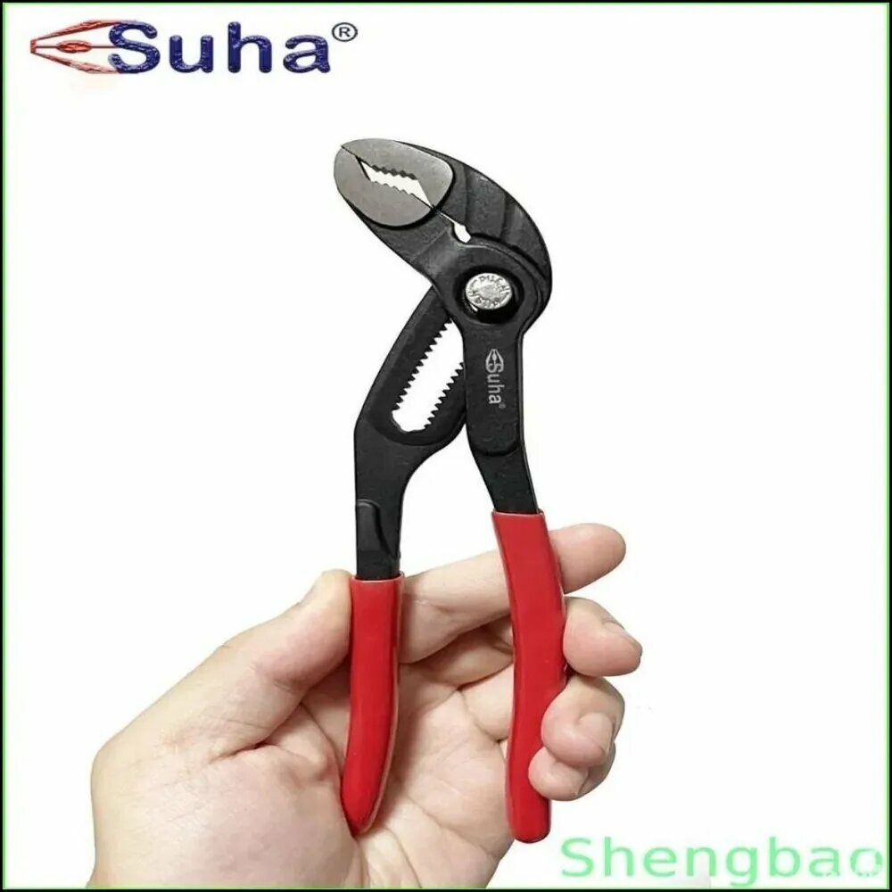 Регулируемые клещи 185 мм с лазерной гравировкой, эксклюзивная модель Suha