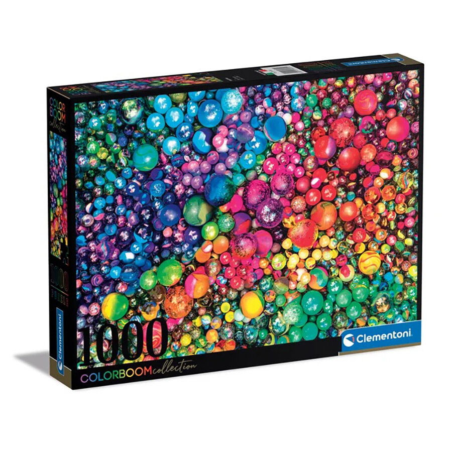 Пазл Clementoni 1000 Цветные шарики, арт.39650, классический, абстракция