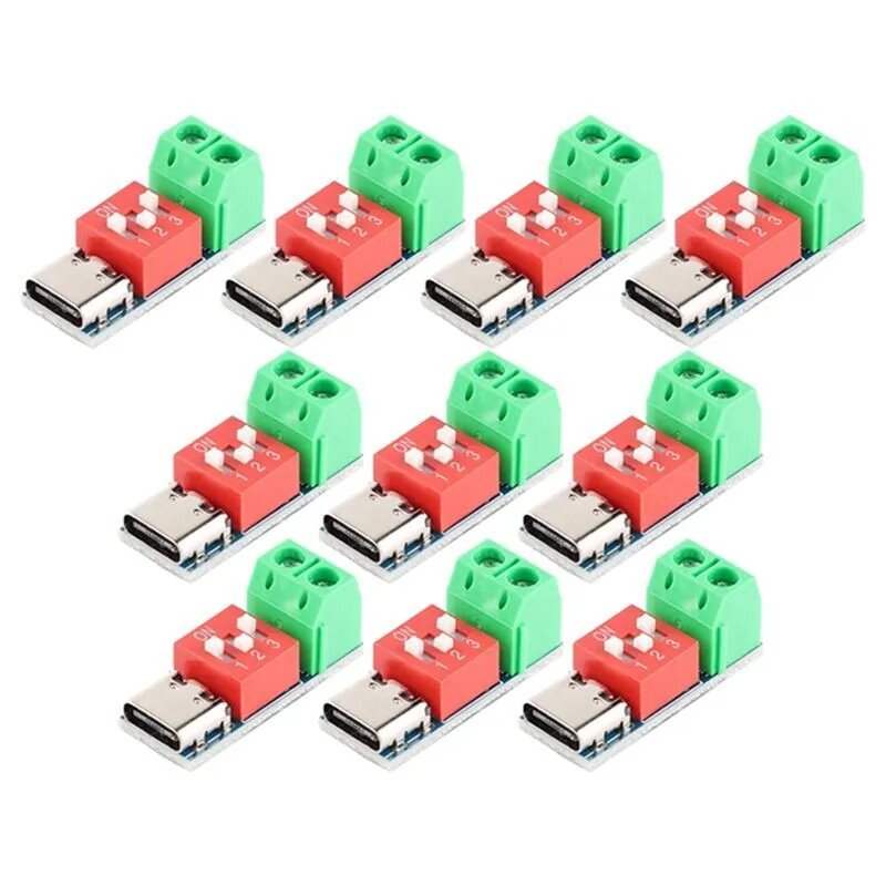 O910 Шт. Type-C PD QC Триггер 5 В-20 В Постоянного Тока С Регулируемым Напряжением, Модуль Питания