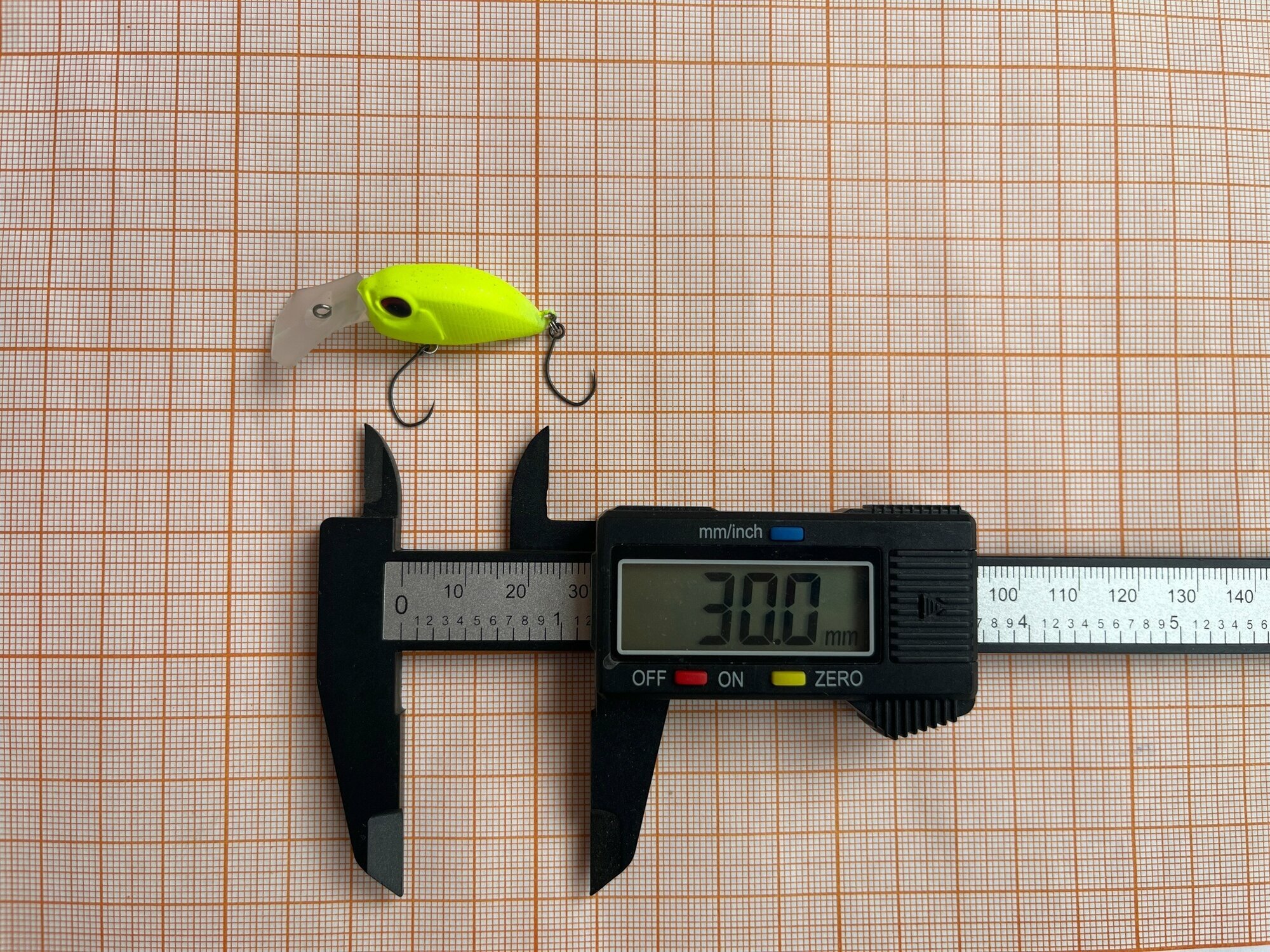 Воблер Hinata Fish mini-crank (серия 1107) салатовый