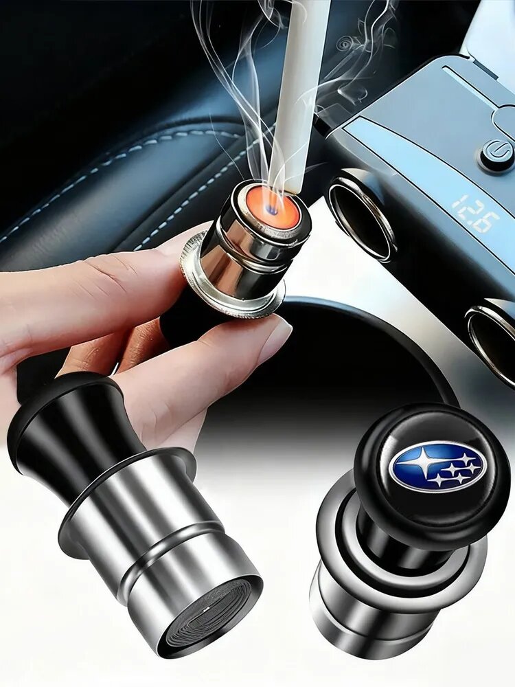 Прикуриватель для автомобиля Subaru(Субару), электронное устройство зажигания, Наклейки на машину