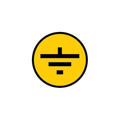 Символ "Заземление" 30х30, IEK YPC20-ZAZEM-1-096 (96 шт.)