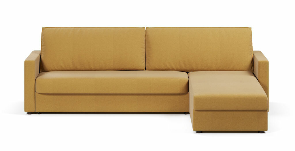 Угловой диван-кровать Дублин, 217х149х88 см, механизм Дельфин, диван большой, с ящиком для белья