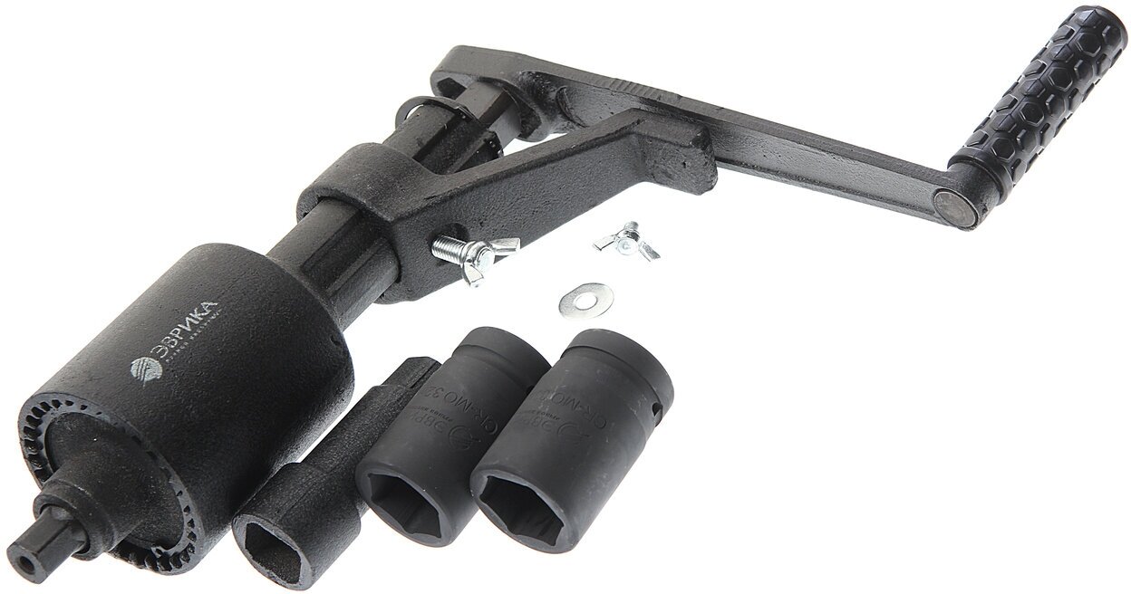 Гайковерт механический (УКМ) (головка S=32/33 L=320мм 1х1, 1х4.2, 1х64 6800Нм) с редуктором эврика ER-83320