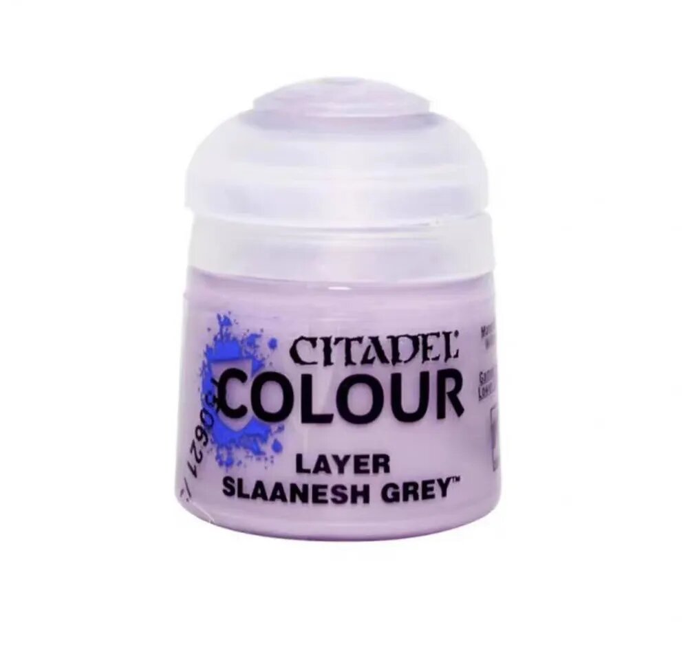 Краска Citadel Layer Slaanesh Grey для Warhammer, объём 12 мл, в наличии 32 цвета