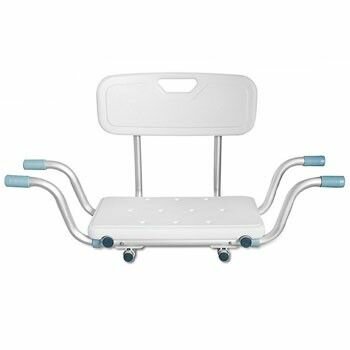 Сиденье для ванны складное регулируемое со спинкой, пожилых людей и инвалидов людей с ограниченными возможностями