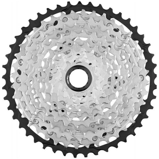 Shimano Кассета SLX, M7100, 12 скоростей, 10-45Т, черно-серебристая, без упаковки