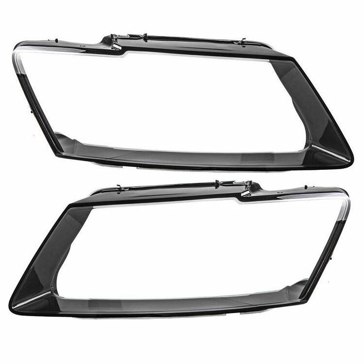 Стекла фар для Audi Q5 8R рест. 2012-2017 (Комплект 2шт), стекла для фар Ауди Ку5