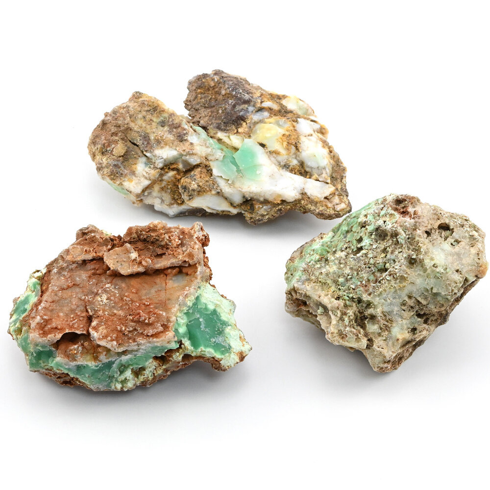 Минерал хризопраз 82*47*44мм, 130-139г .