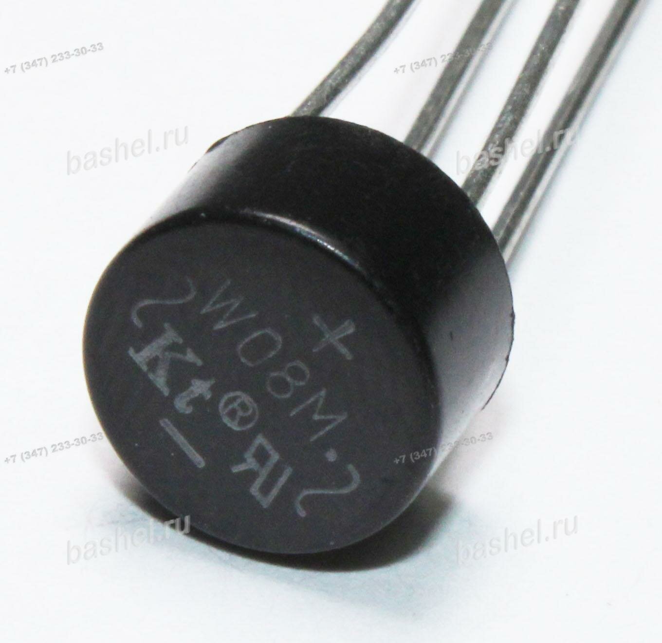 W08M 1,5A 800V, Диодный мост, SMD4, DC