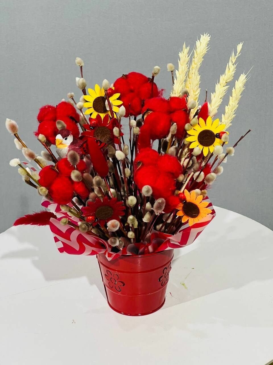 Верба живая / Вербный букет / Цветы на Пасху