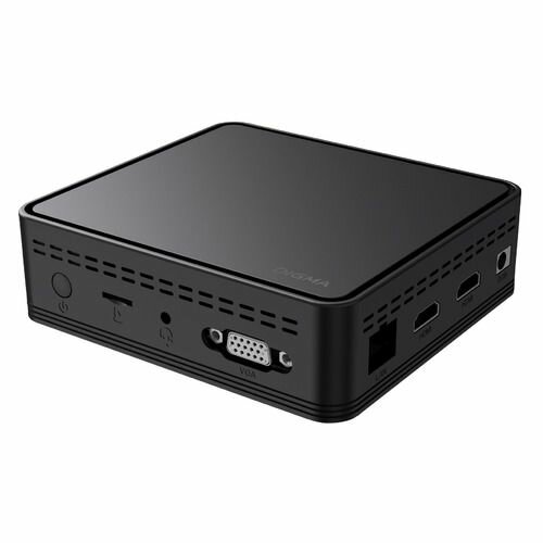 Неттоп Digma Mini Office, Intel Pentium N5030, DDR4 8ГБ, 256ГБ(SSD), Intel UHD Graphics 605, CR, Windows 11 Professional, черный [dpn5-8cxw01]