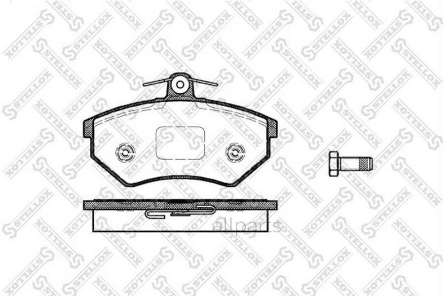 STELLOX 412000SX колодки дисковые п!\ Chery Amulet/QQ/Tiggo all 06>