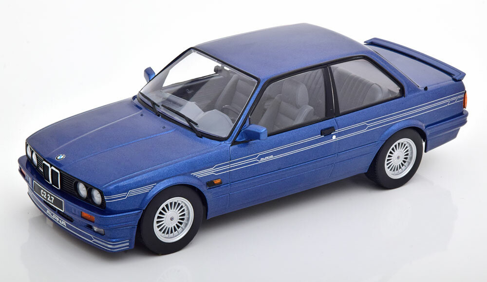 Модель коллекционная KK-SCALE Bmw E30 alpina C2 2.7 1988 blue metallic / бмв альпина синий