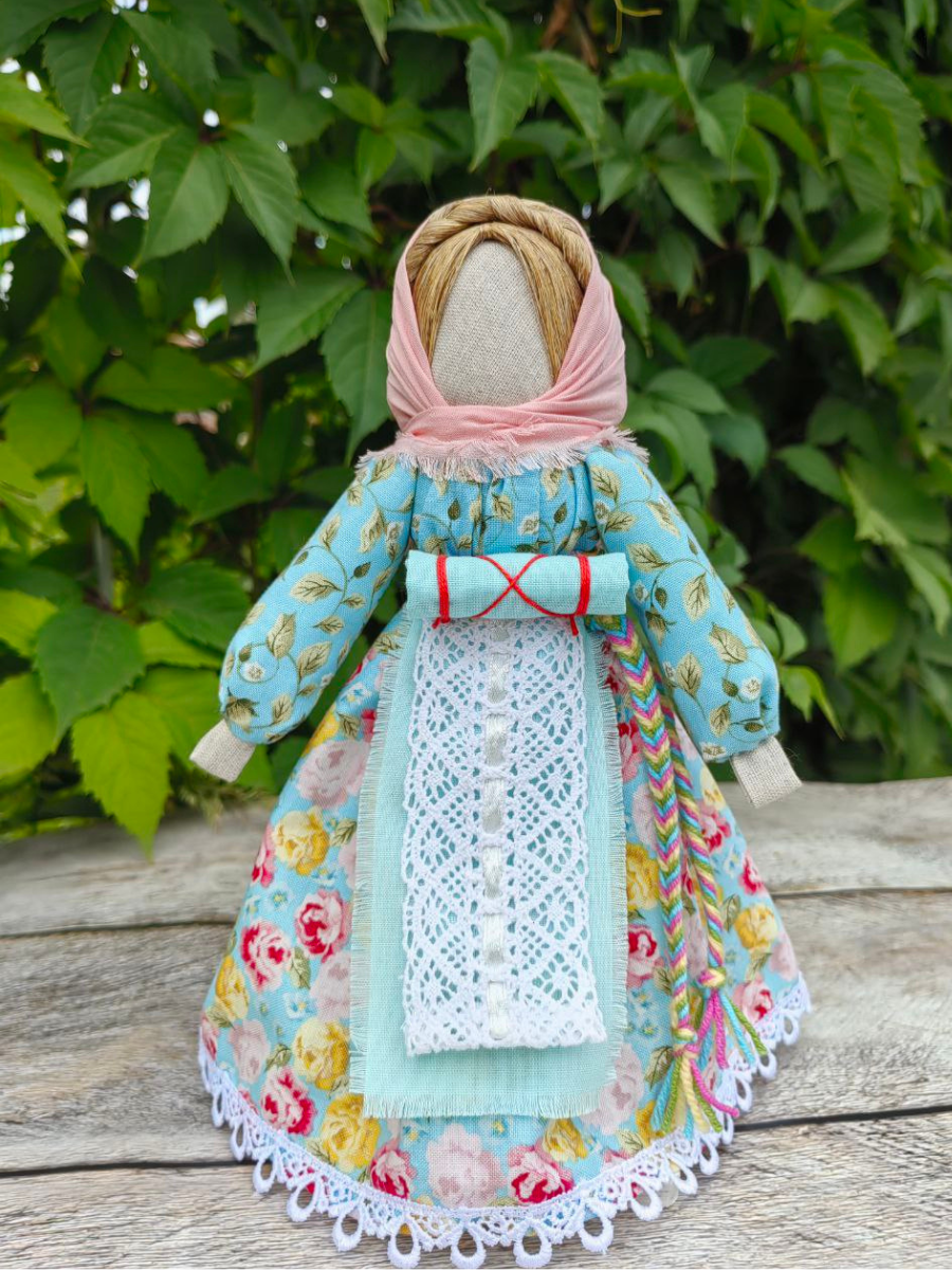 Кукла-оберег "Берегиня на Беременность" Мастерская мастерица, дерево/текстиль, талисман на беременность