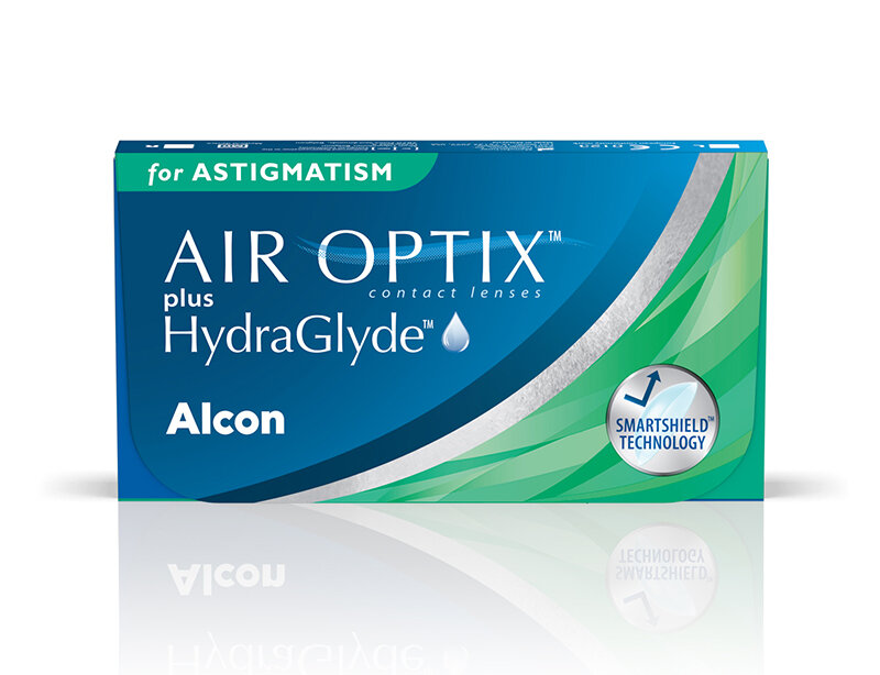 Линзы Air Optix Plus Hydraglyde for Astigmatism 3 шт sph-6.50/BC8.7/Cyl-0.75/AX 170/14,5