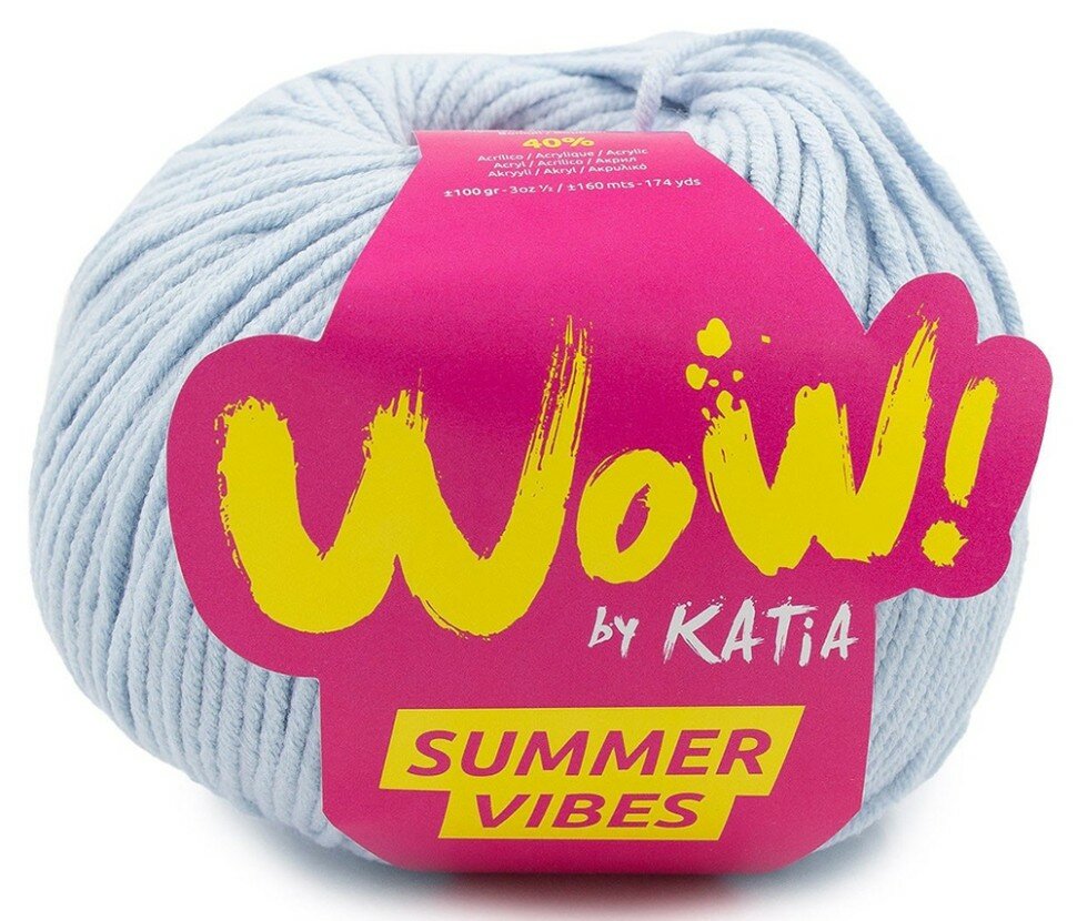 Пряжа #1334.89 Wow - Summer Vibes 100 г 160 м Katia