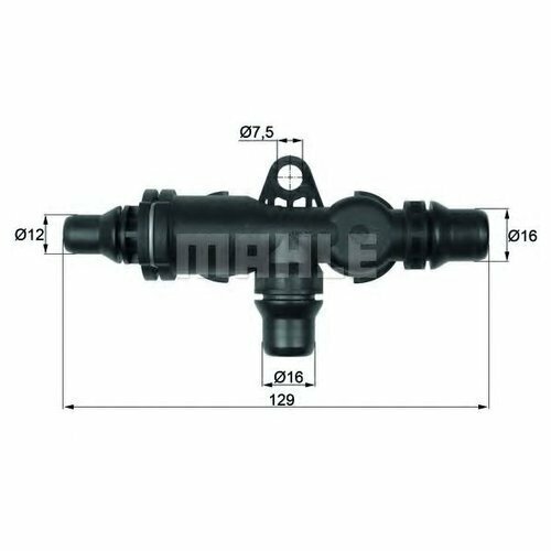 Термостат, масляное охлаждение Knecht/Mahle TO482 для BMW X5 E53