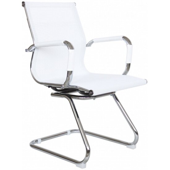 Кресло офисное Riva Chair RCH 6001-3 Белая сетка (W-04)