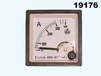 Измерительная головка амперметр 300/5A 48*48мм AC