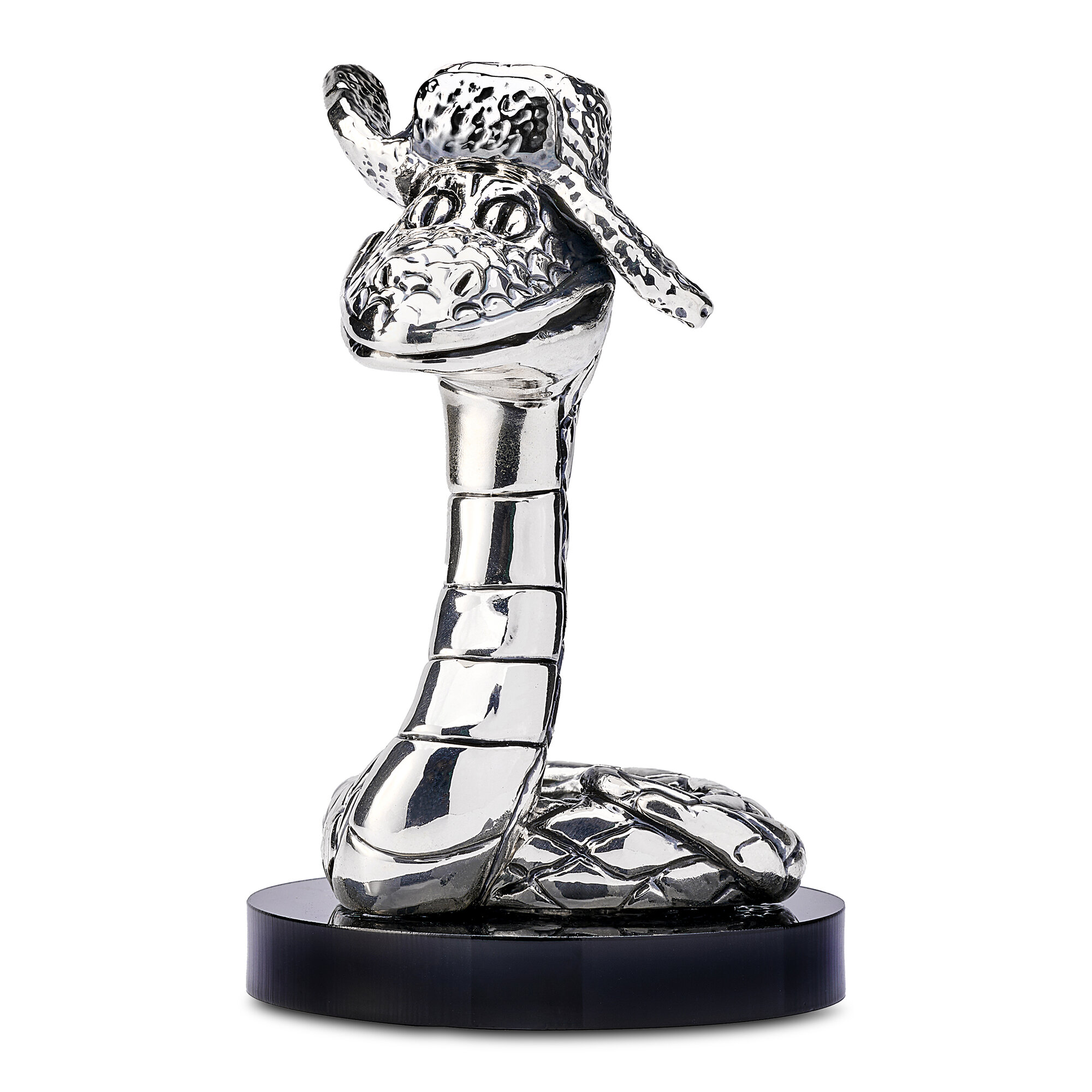 Змея Символ года 2025. Статуэтка "Русский змей в ушанке"