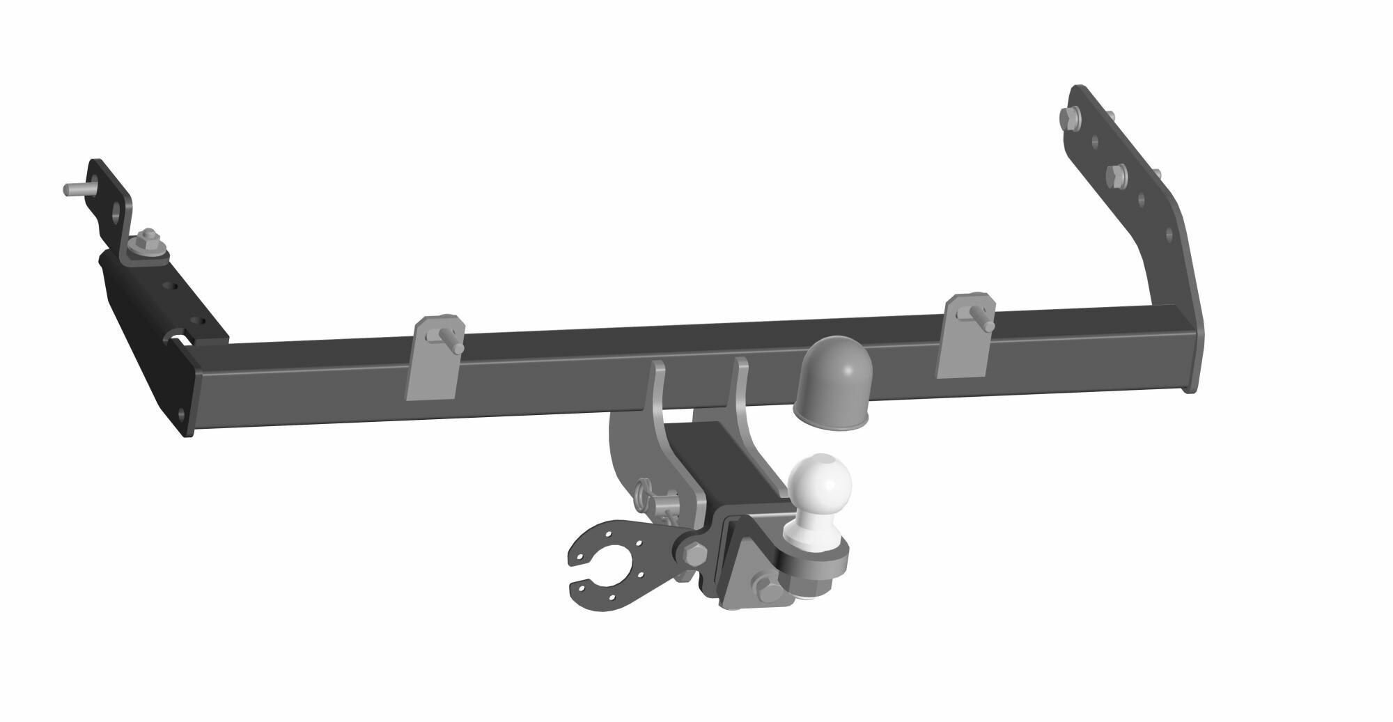 Фаркоп Oris на Lada Kalina, Kalina Cross 2016-, Lada Granta 2016 (паспорт и сертификат в комплекте, без электрики) 1241-E