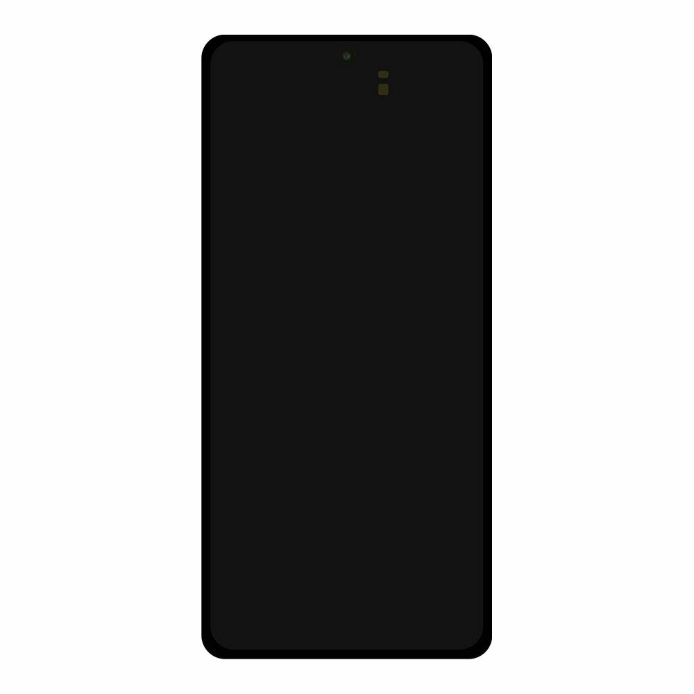 LCD дисплей для Samsung Galaxy S21 Plus SM-G996 GH82-27268A в рамке (черный)