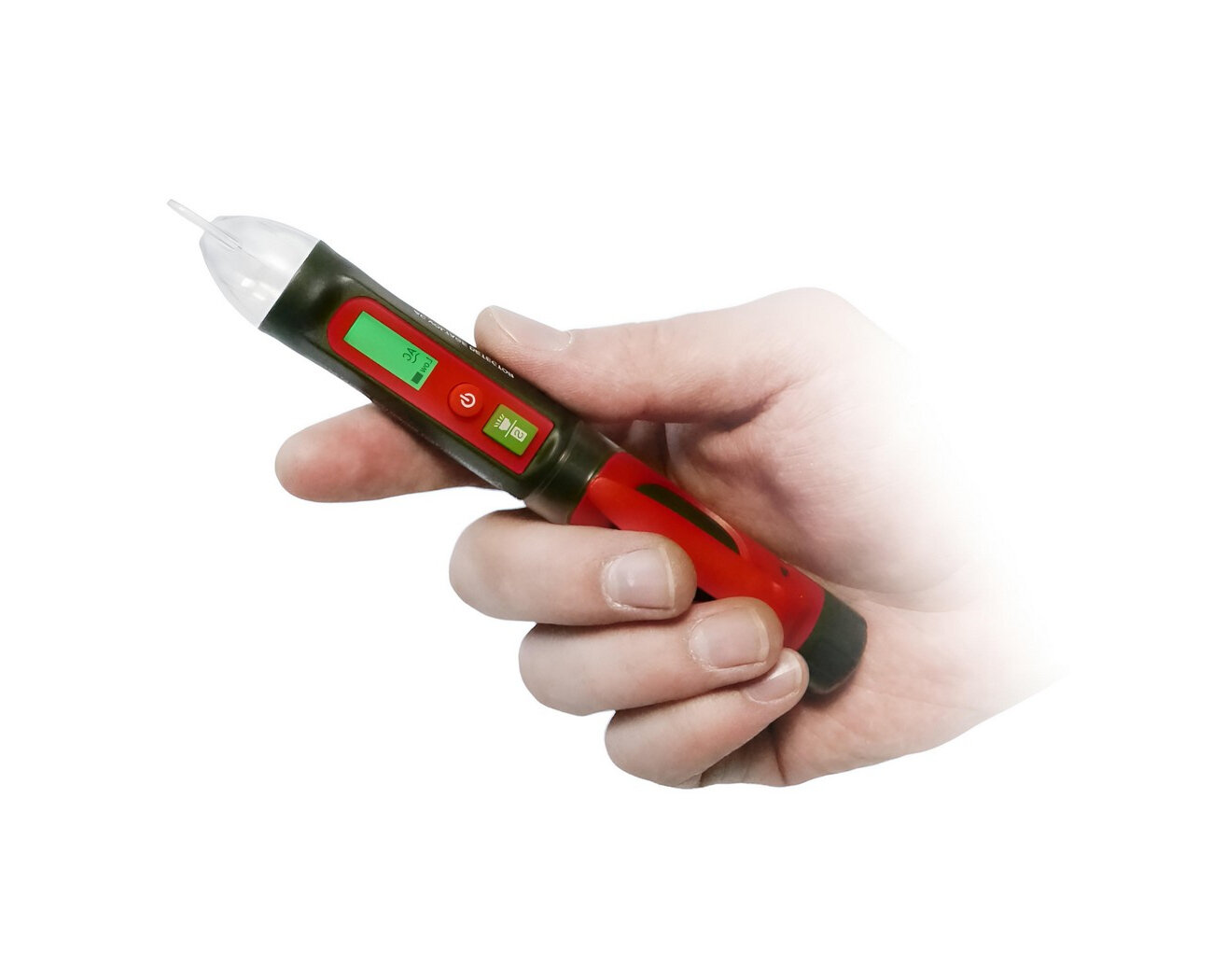 Карманный детектор напряжения переменного тока Hti Мод: WT3010 LCD (Y110223TW) (бесконтактный индикатор напряжения). Встроенный фонарик