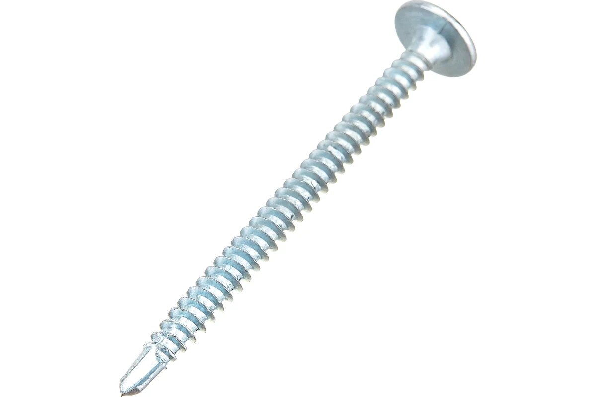 Креп-комп саморез с прессшайбой и сверлом 4,2x51 мм, фасовка 350 шт, пшс51ф