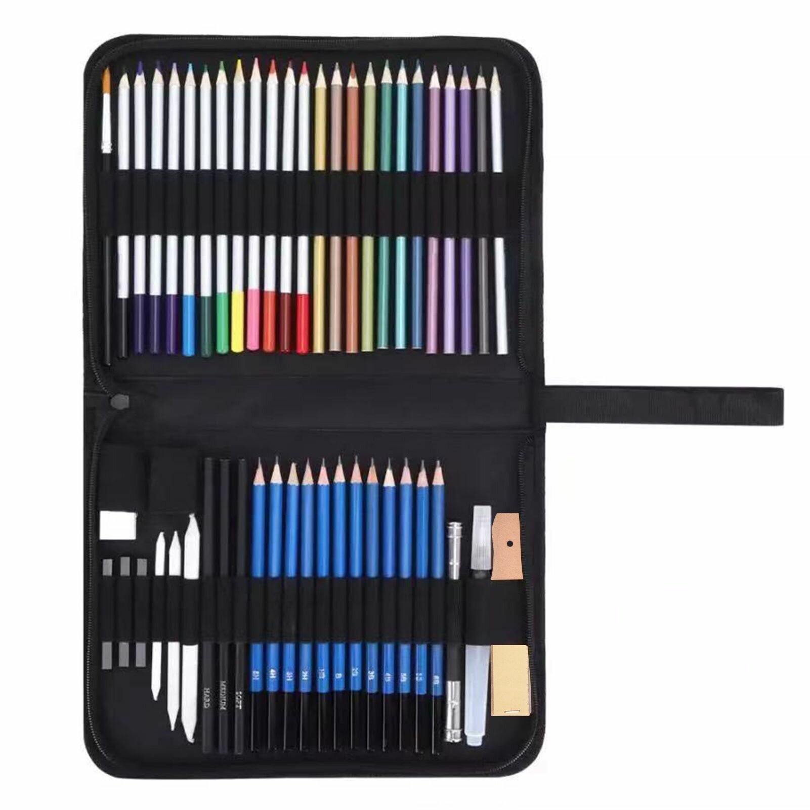 Набор из 51 цветных карандашей