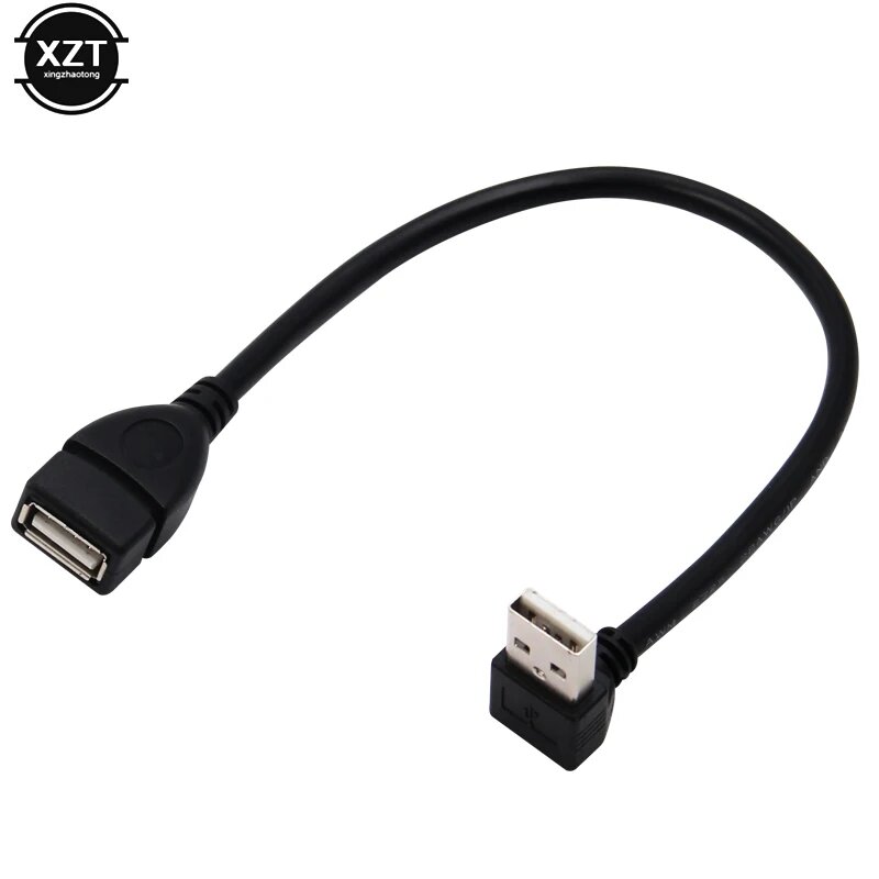 USB 2.0 адаптер 90° WYMECT, черный
