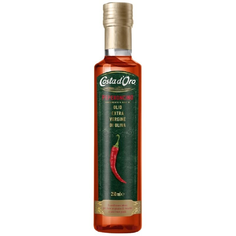 Масло COSTA d ORO PEPERONCINI оливковое E.V. нераф. со вкусом и ароматом перца чили 250мл