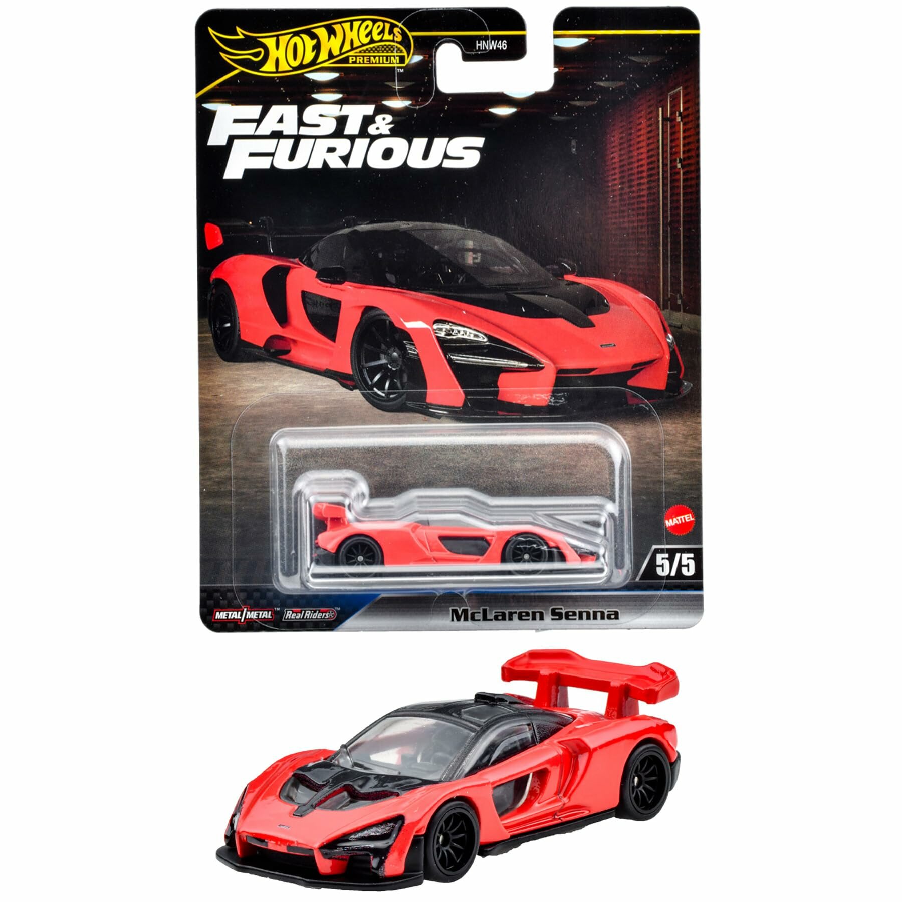 Машинка коллекционная Mattel Hot Wheels Fast & Furious 2025 HNW46-McLaren Senna