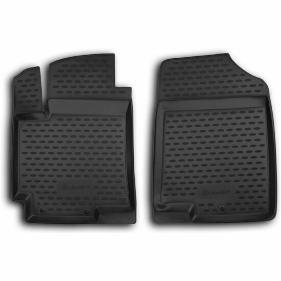 Коврики в салон Element для HYUNDAI Solaris (I, Iр), 2010-2017, полиуретан, 2шт