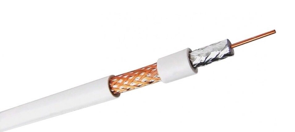 Кабель RG-6 Чуваш-кабель РК 75-4,3-31 белый ЛОТ 10 м