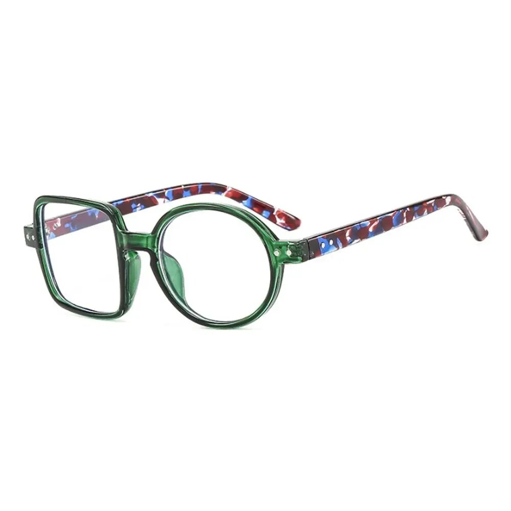 Круглые и квадратные разноцветные очки в стиле хип-хоп 2