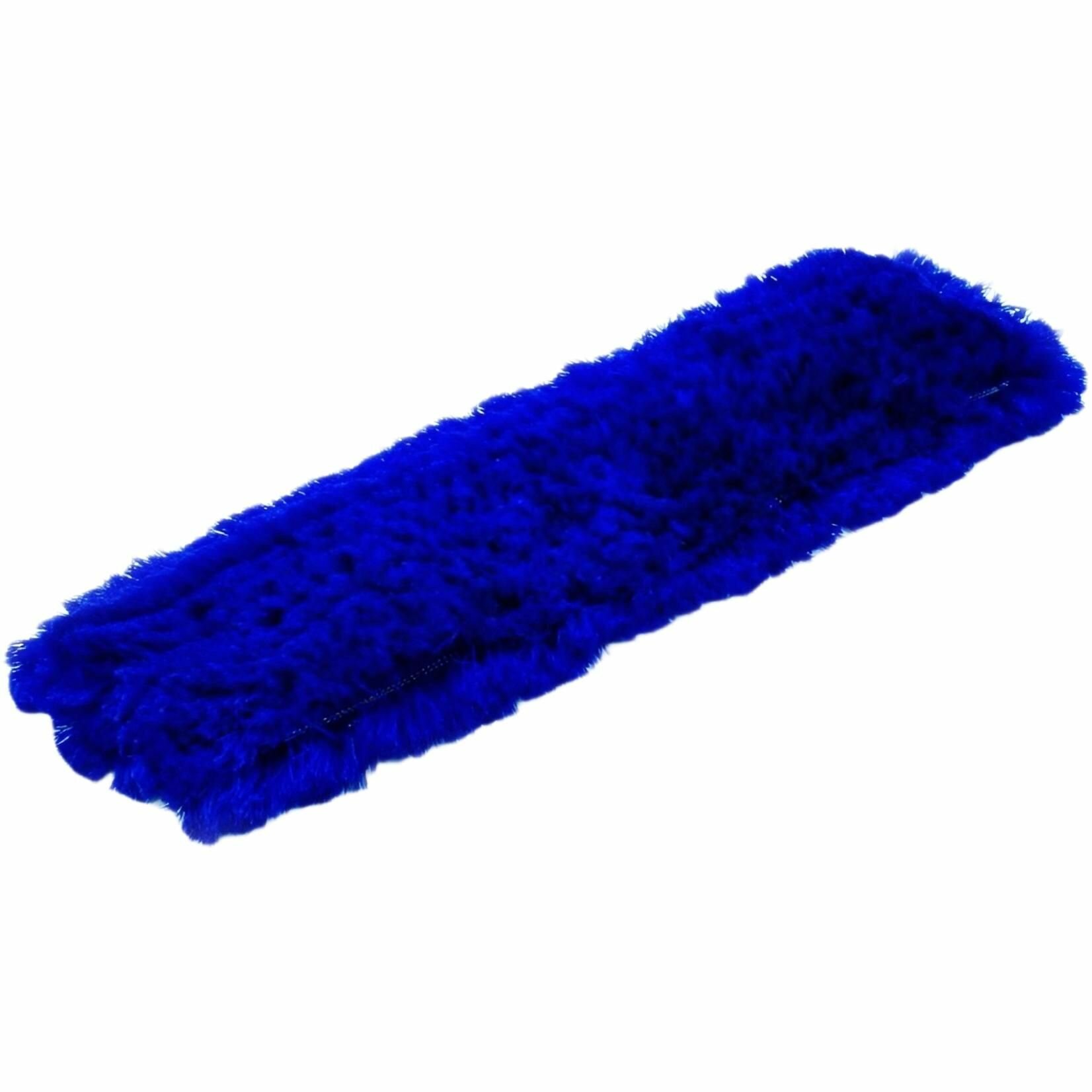 Насадка для швабры плоская (МОП) 80х12 см, NV, для сухой уборки, акриловая, карман