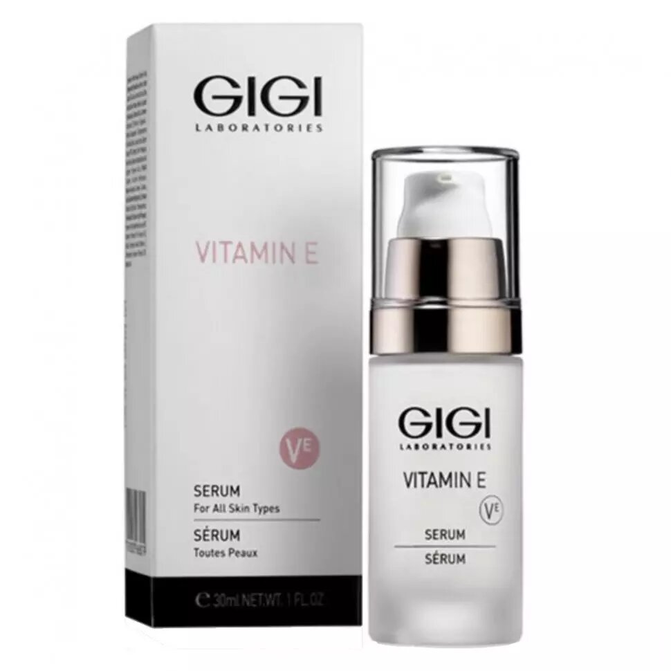 Сыворотка для лица Gigi Vitamin E Serum, антиоксидантная, с дозатором, 30мл