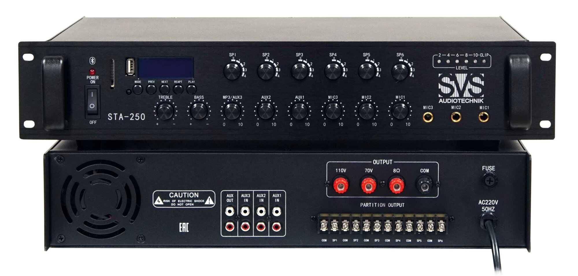 SVS Audiotechnik STA-250 Микшер-усилитель 6-зонный