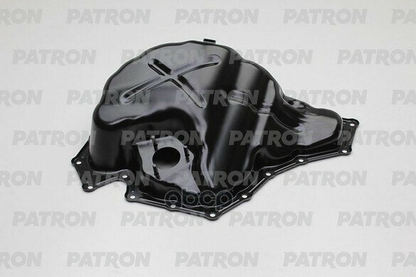 Поддон масляный (жестяной с отверстием для датчика уровня масла) AUDI: A4 07-15/A5 07-16/A6 11-/Q5 08- (1,8TFSI/2,0TFSI) PATR.